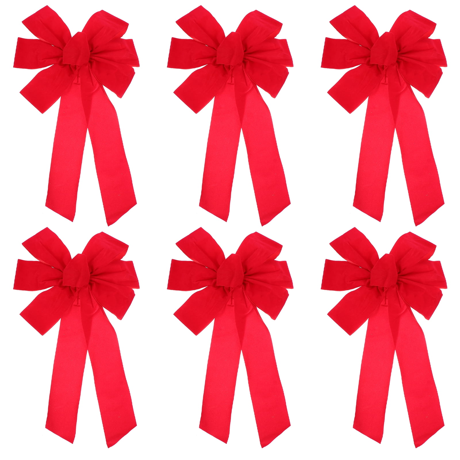 Bow Tree Xmas Christmas Bows Wreaths Holiday Red Diy Wreath Flannel