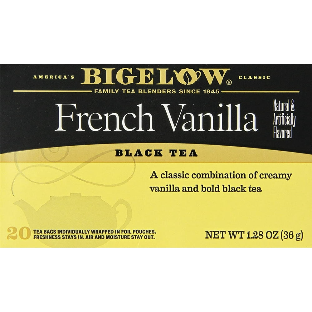 Bigelow , French Vanilla , Black Tea , 3 X 20 Tea Bags , Pack of 3 ...