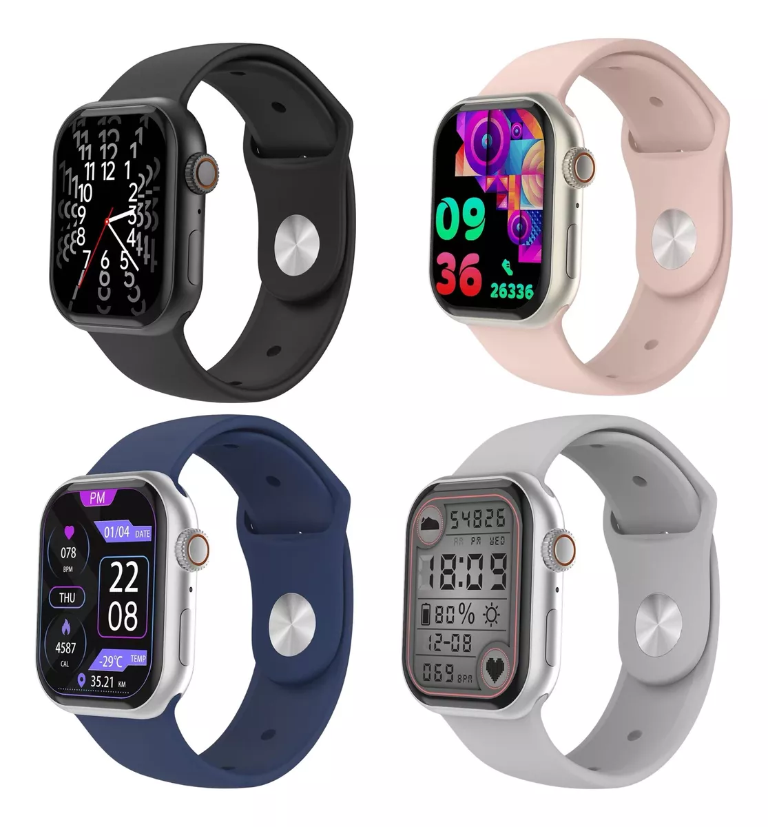 Smartwatch Reloj Bluetooth Kbod S75 Pro Pack X60 Piezas | Bodega Aurrera en línea