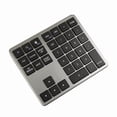 2X 2.4G Wireless Bluetooth Number Pad 35 Keys Remote Connection Numpad ...