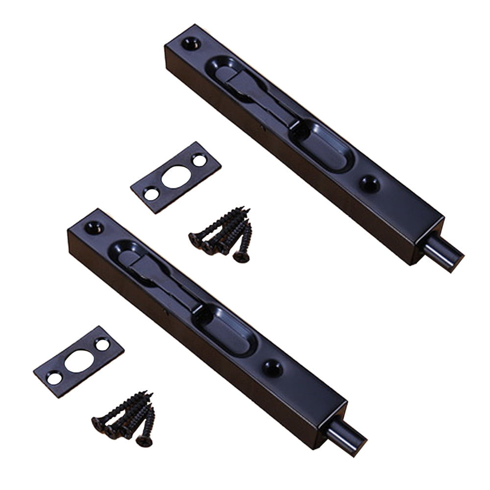 2Pcs Door Flush Bolts -Concealed Security Door Locks for Composite ...