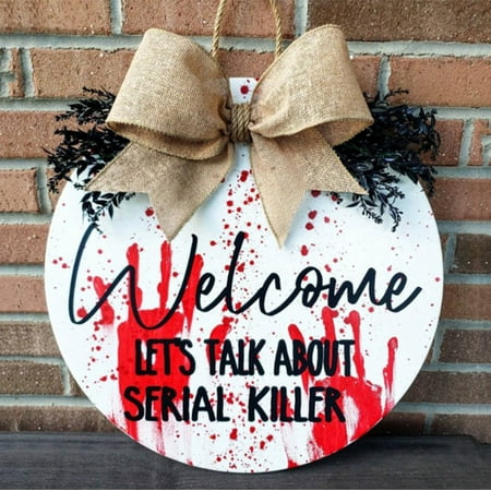 zanvin Holiday Gift, Garlands Clearance,Horror Welcome Sign The ...