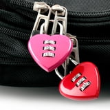 Farfi Heart Padlock Code 3 Numbers Password Combination Heart Shape ...