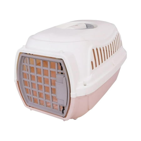 Breathable, Cat Carrier Box with Door Lock Carriers Tote Large ...