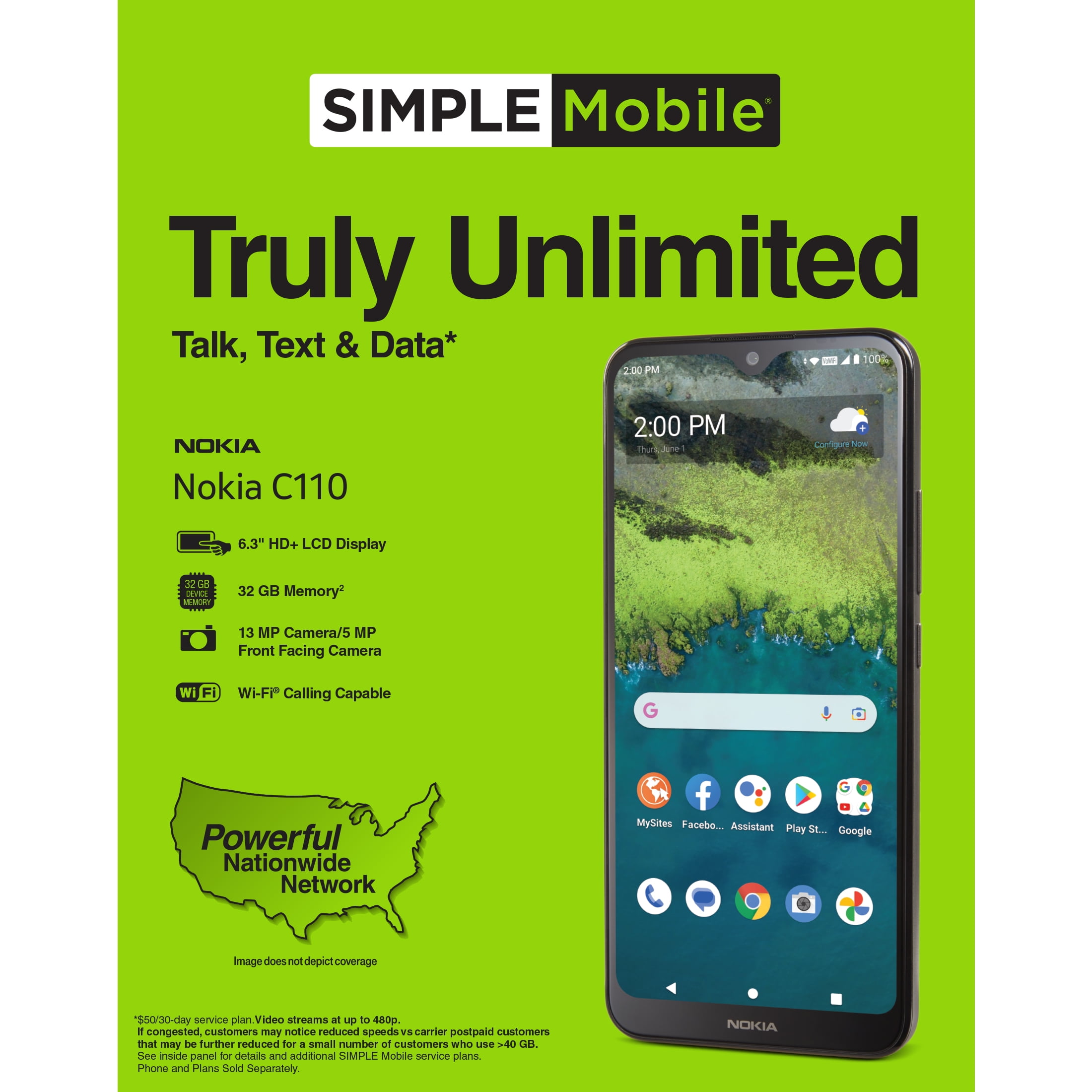 Buy Nokia C110 - 32GB Grey Prepaid Smartphone at Ubuy Sri Lanka