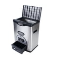 10kg Large Capacity Food Container Sealed Rice Tank Grain Dispenser ...