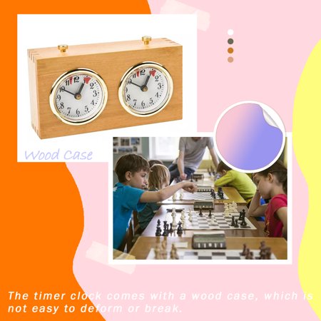 Chess Timer Clock Wood Shell Count Down Up Devices Telling Devices ...