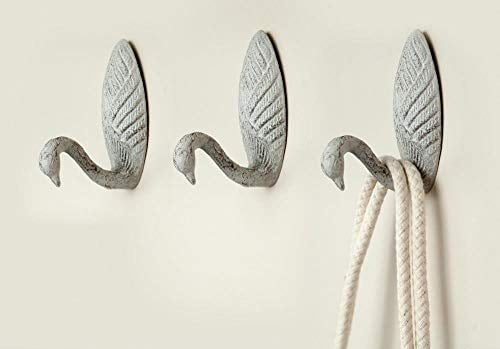 Manual IOWHSW Cast Iron Swan Wall Hook, Set of 3 - Walmart.com