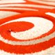 Allstar Orange Woven Hand Carved Evolution Swirl Design Area Rug (5' 2 ...