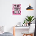 Stupell Industries Romantic Paris Arc de Triomphe White Framed Giclee ...