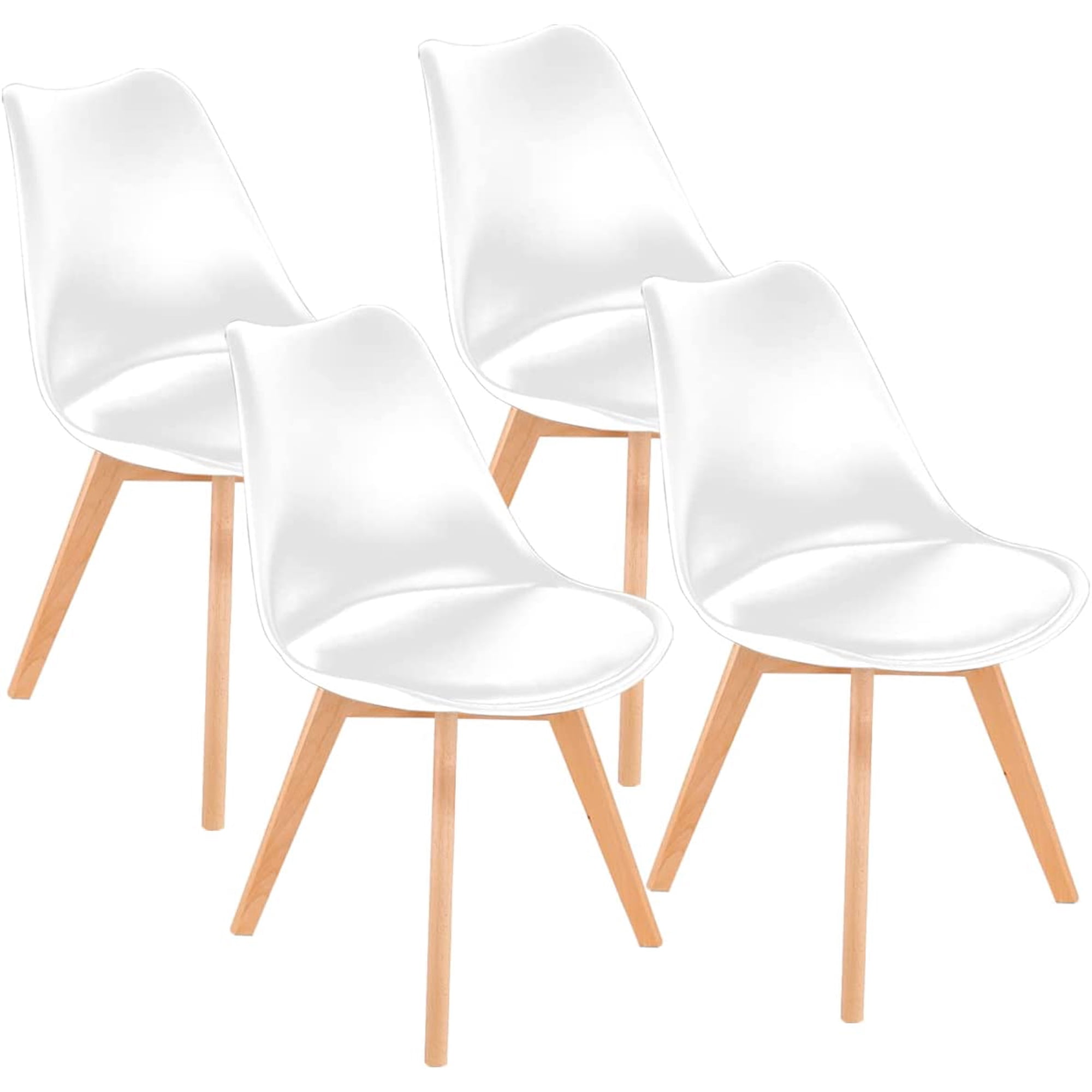 Click here for Qrinnovations Set Of 4 Mid Century Modern Dsw Dini... prices