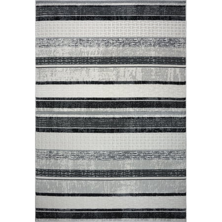 Dark Light Grey Modern Contemporary Area Rug Tapis 2x3, 3x10, 4x5, 5 x ...
