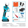 Garden Scissors Cordless Electric Pruner 88VF 21V 40mm Electric Pruner ...