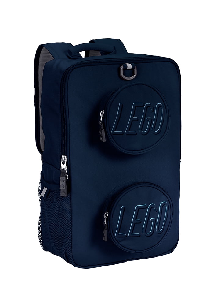 LEGO Unisex Brick Backpack Navy - Walmart.com