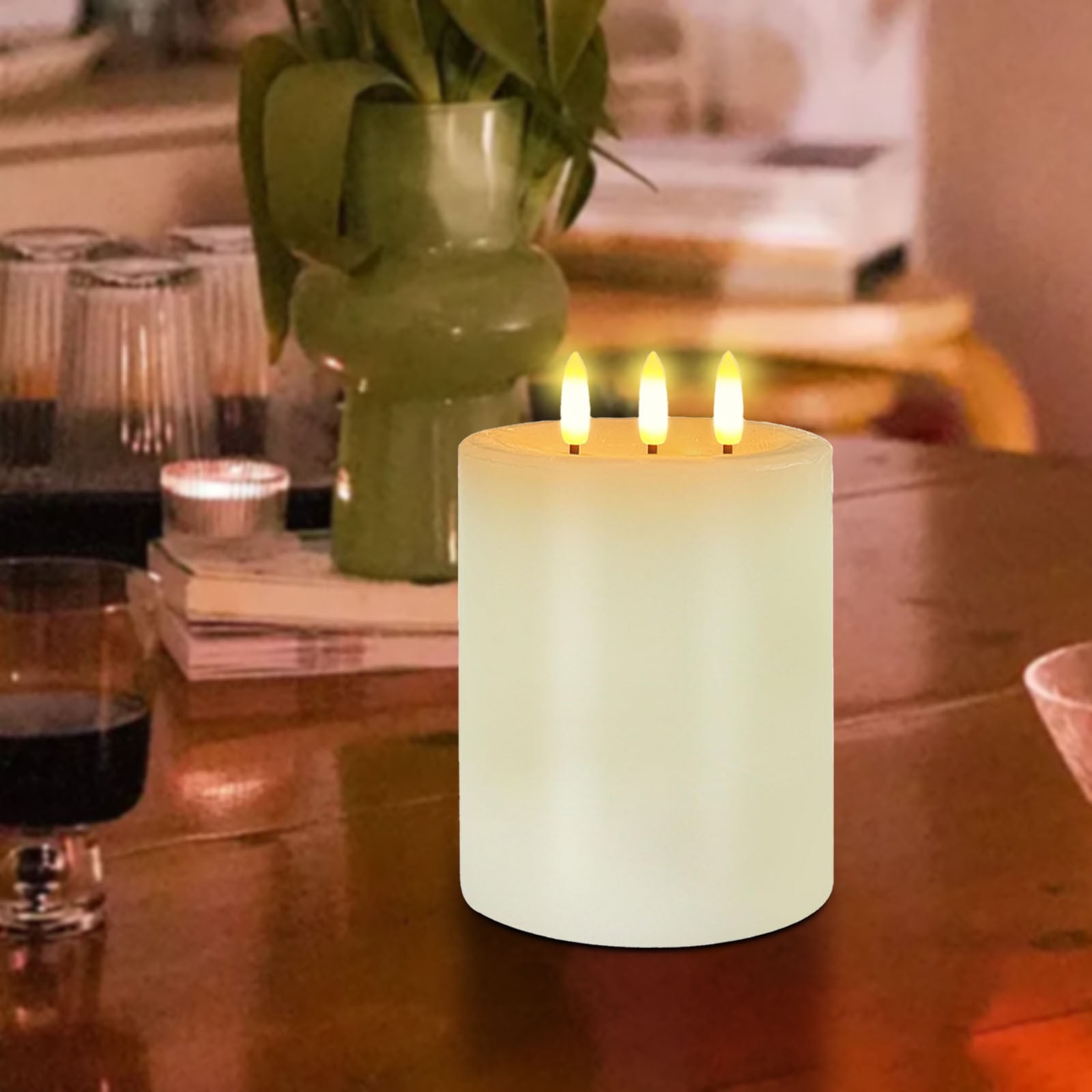 Click here for Bagmrteho Flameless Candles Light Wick Flickering... prices