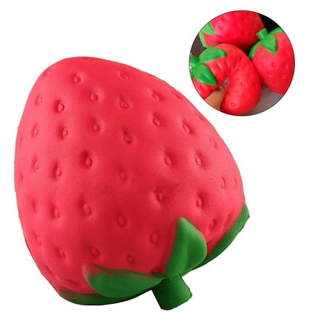 Slow Rising Strawberry Stress Relief Anti-depression Toy Fake ...