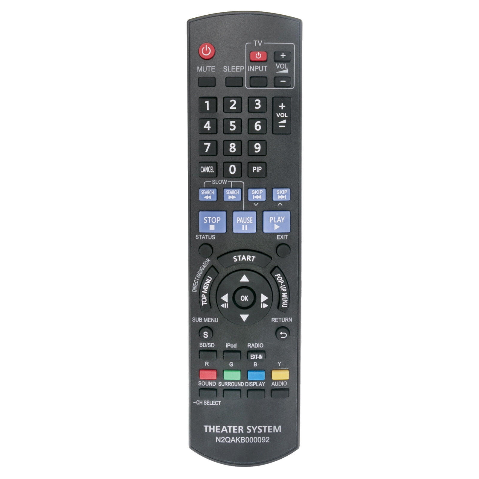 N2QAKB000092 Remote for Panasonic Home Theater System SC-BT228 SA-BT228 ...