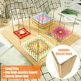 FifthQuarter Crochet Blocking Board with Pins, Bamboo 7.8" x 7.8 ...
