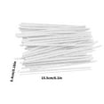 100Pieces Pipe Cleaning Rods Cotton Swabs Metal Texture for Flute Pipes ...