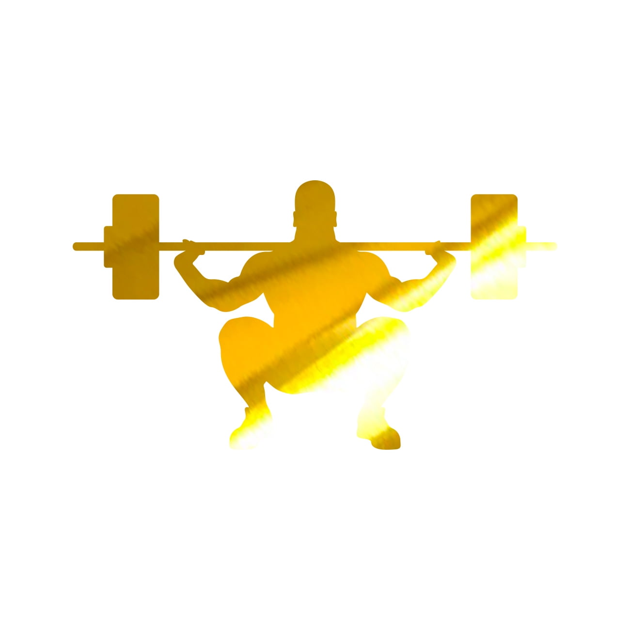 Weightlifting Deadlift Sticker Decal Die Cut - Self Adhesive Vinyl ...