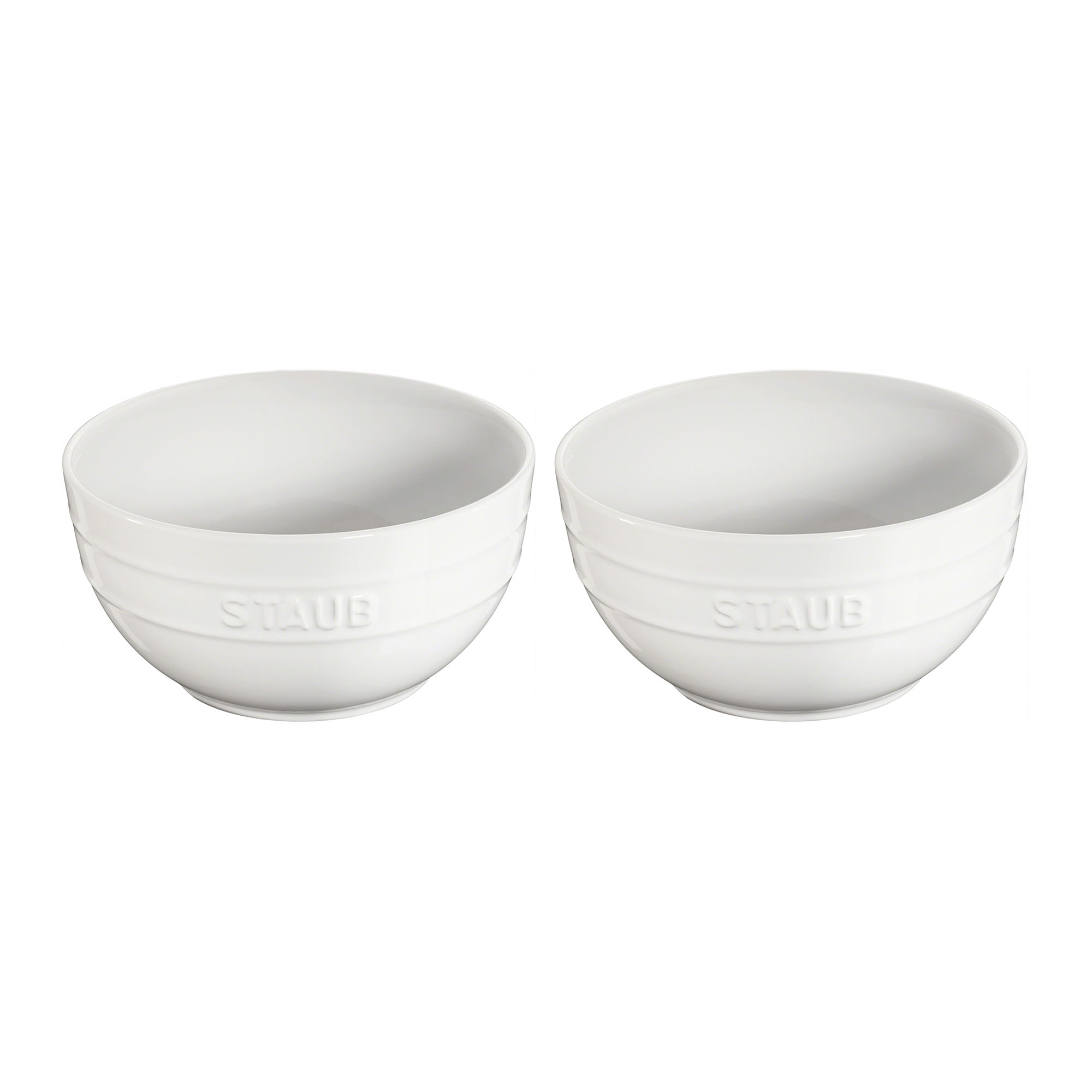 Staub Ceramic 2-pc Large Universal Bowl Set - White - Walmart.com