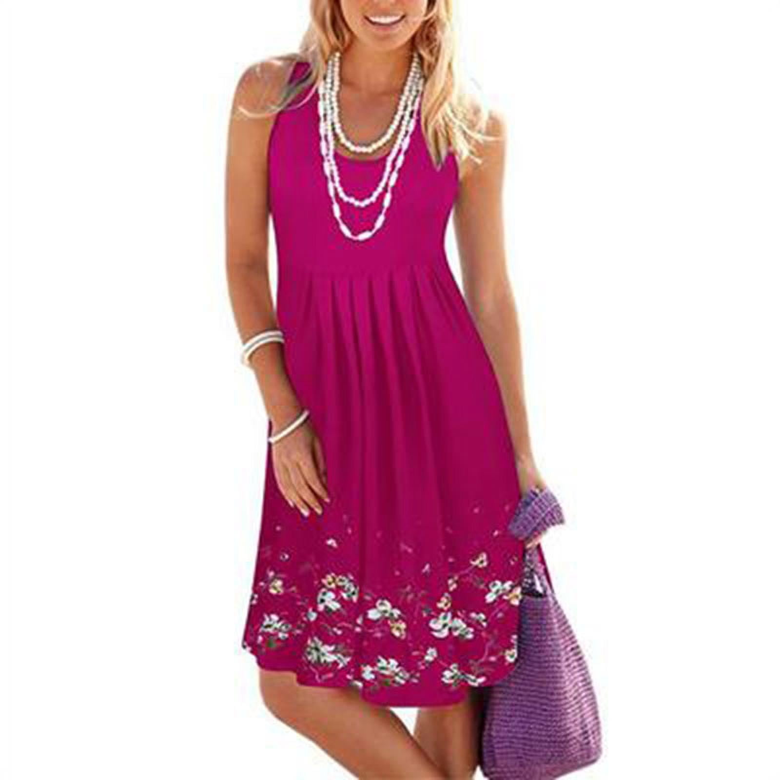 Click here for Htscf Women Summer Casual Loose Print Pleated Slee... prices