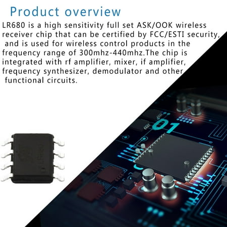Baohd LR680 Superheterodyne Wireless Receiving Chip Remote Control ...