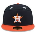 Men's New Era Navy/Orange Houston Astros 2025 MLB All-Star Game Side ...