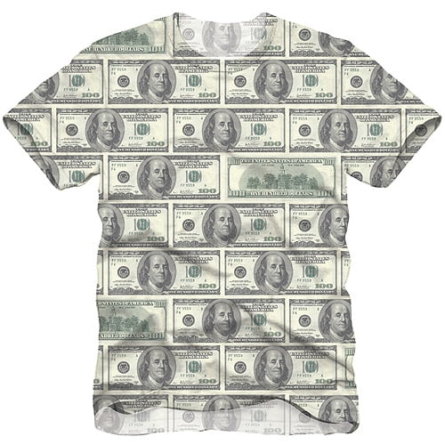 Pop Culture - Money Sublimation Men's Graphic Tee - Walmart.com ...