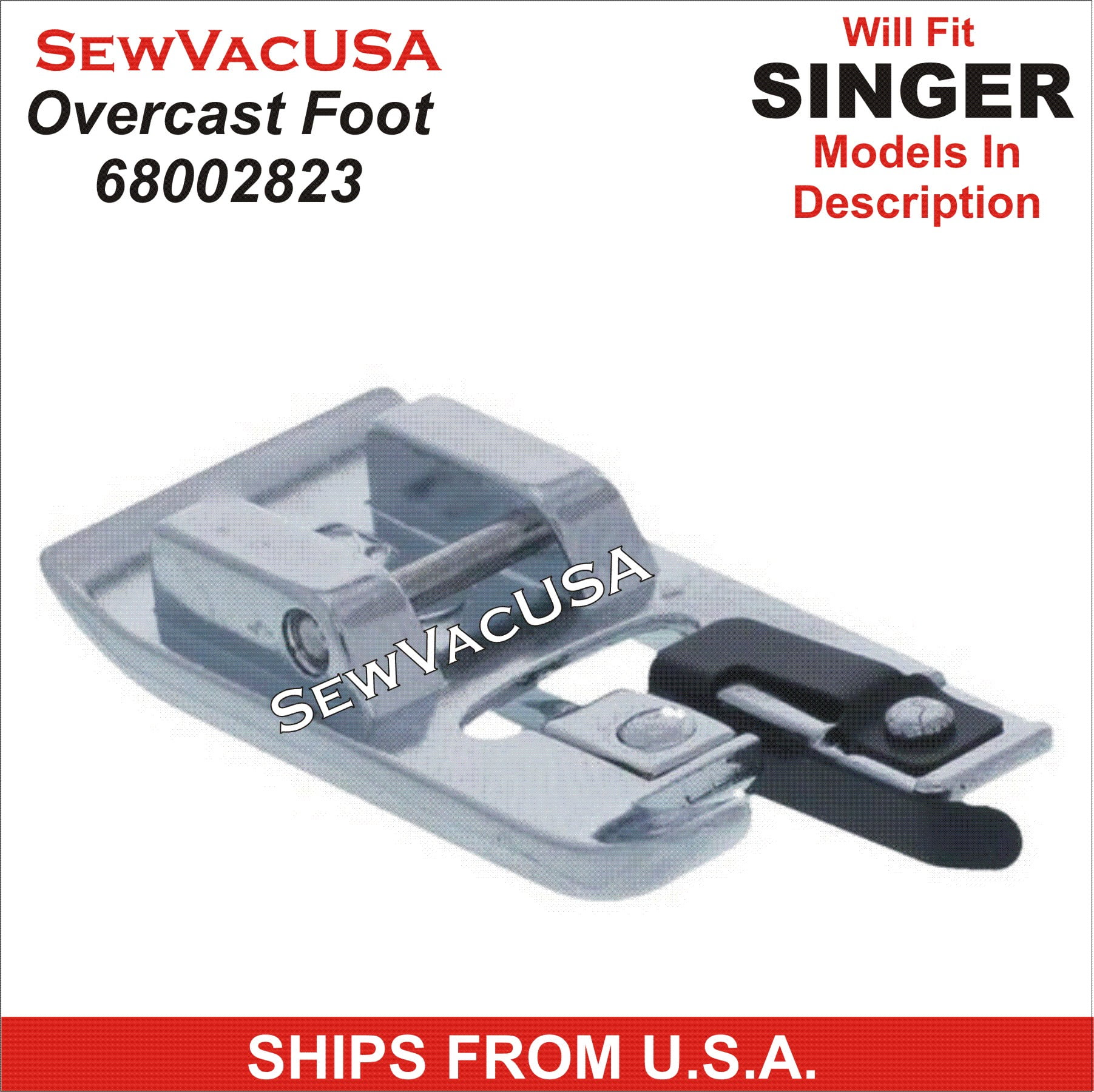 Singer Compatible Legacy Overcasting Foot 68002823 - Walmart.com