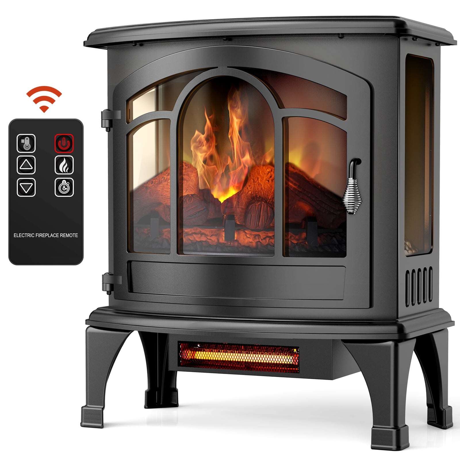 Buy NookNova 22 inch Electric Fireplace Freestanding Portable Panoramic ...