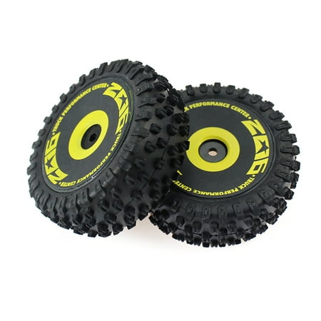 2 Pieces 1/14 Remote Control Car Front Wheel 144010 Modified Rim Tyre ...