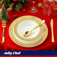 JOLLY CHEF 100 Disposable Plastic Bowls, 12oz Heavy Duty Disposable ...