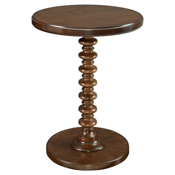 Powell Round Spindle Side Table, Multiple Colors - Walmart.com