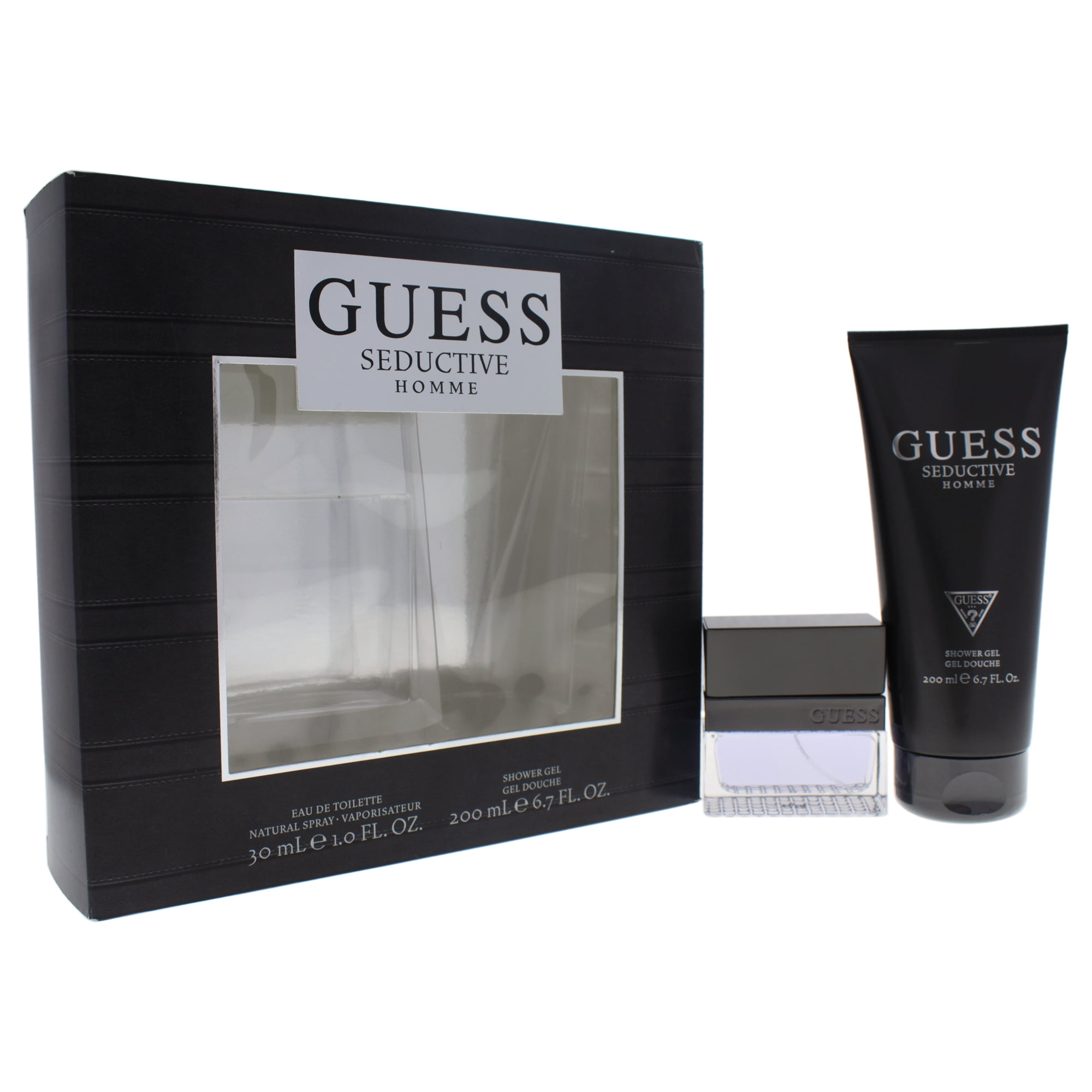Guess Seductive by Guess for Men - 2 Pc Gift Set 1oz EDT Spray, 6.7oz ...