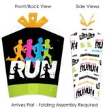 Big Dot of Happiness Set the Pace - Running - Table Decorations - Track ...