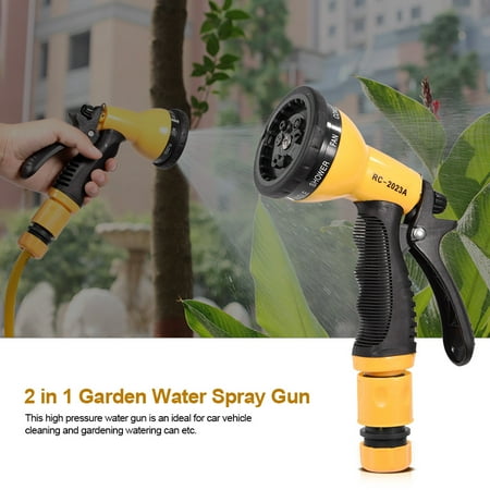 2 in 1 Garden Head Sprayers Garden Water Spray Gun Water Wash Auto ...