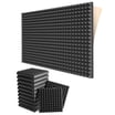 Walmart 12 Pack Acoustic Panels, Noise Reduction Soundproofing Wall ...