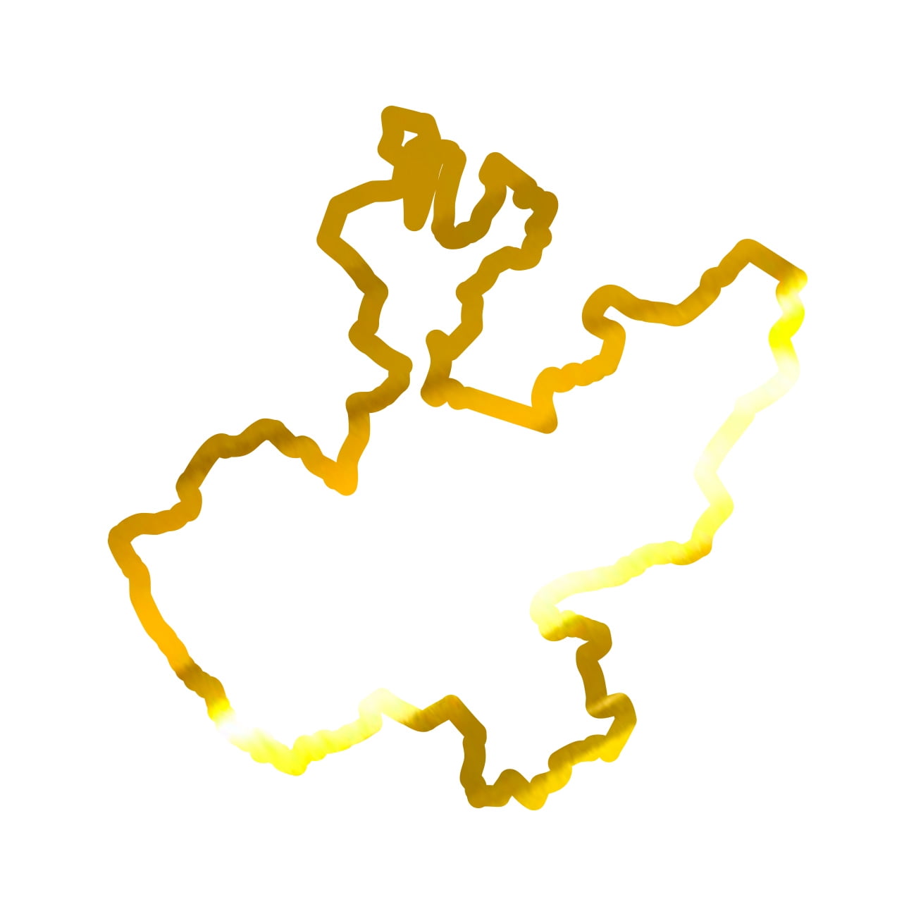 Jalisco State Shaped Sticker Decal Die Cut - Self Adhesive Vinyl ...