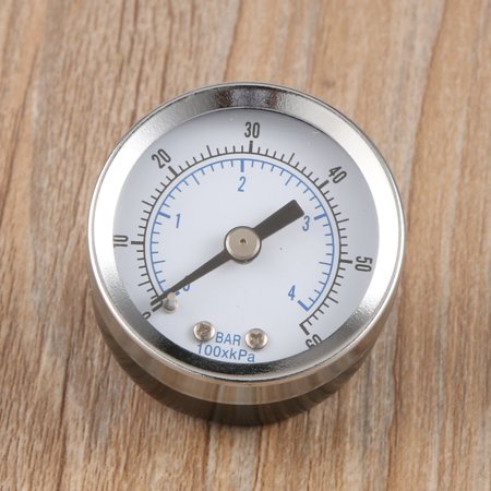 New Design TS-Z51 high quality 1/8'' NPT Air Compressor Hydraulic Pressure Gauge 0-60 PSI Back ...