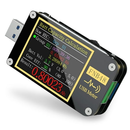 pitrice USB3.0 Voltmeter PD Trigger Voltage Current Outlet Tester ...