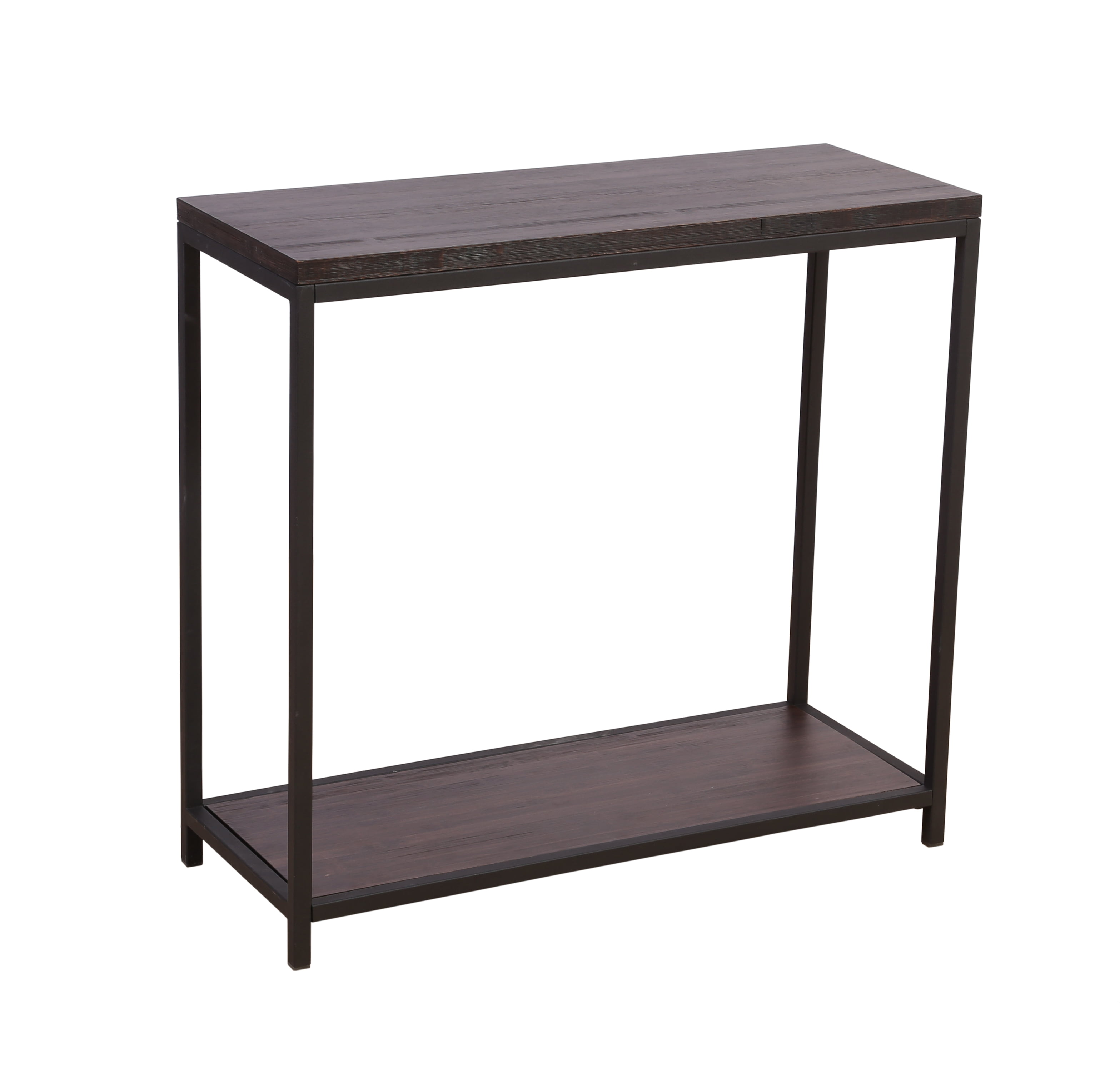 Eccostyle Rustic Bamboo Steel Entryway Table, Brown Matte - Walmart.com
