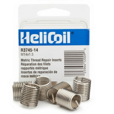 Uxcell M6 x 1 2D 12mm 304 Stainless Steel Wire Thread Insert Threaded ...