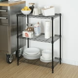 Free Shipping! Hyper Tough Black Multipurpose Wire Shelving Rack with ...