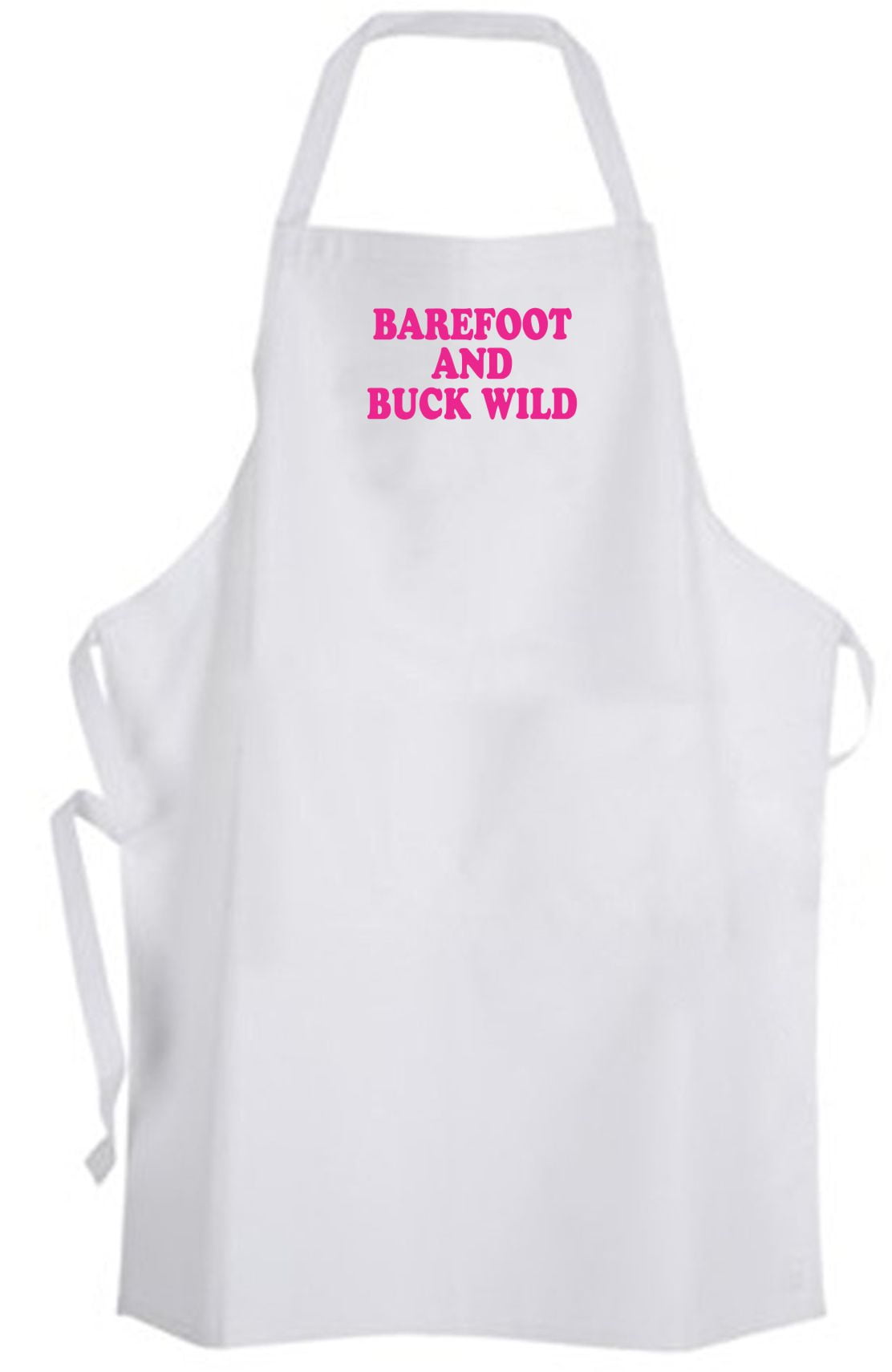 Aprons365 - Barefoot And Buck Wild – Apron - Bare Feet Life - Walmart.com