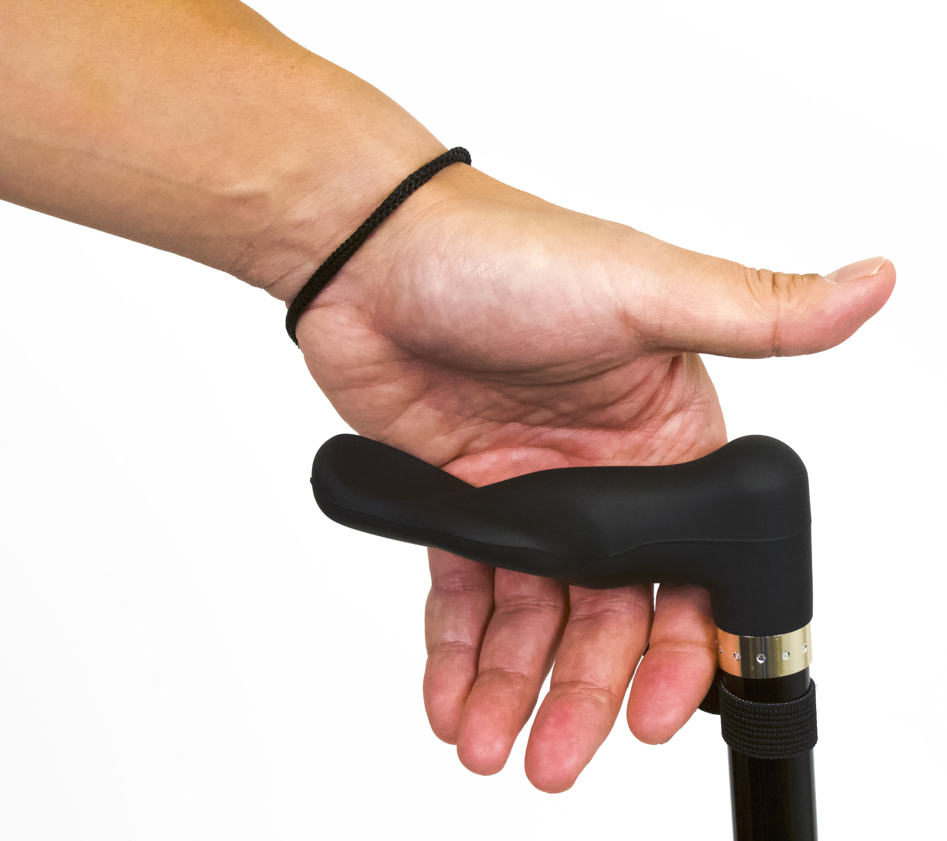 RMS Walking Cane with Palm Grip Orthopedic Handle for Left Hand ...