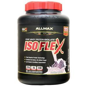 Allmax Nutrition IsoFlex - Whey Protein Isolate Cookies & Cream 5 lbs ...