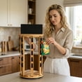 Chip Display Rack,360° Rotating Snack Organizer,Freestanding Retail ...