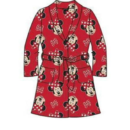 Disney - Disney Minnie Mouse Baby Girls Toddler Bathrobe Robe Pajamas ...