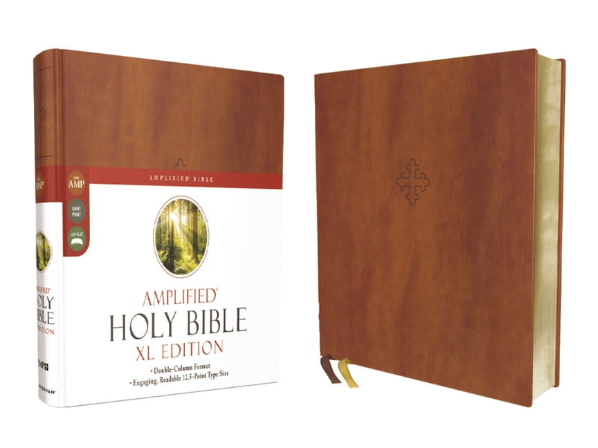 Amplified Holy Bible, XL Edition, Leathersoft, Brown (Hardcover ...